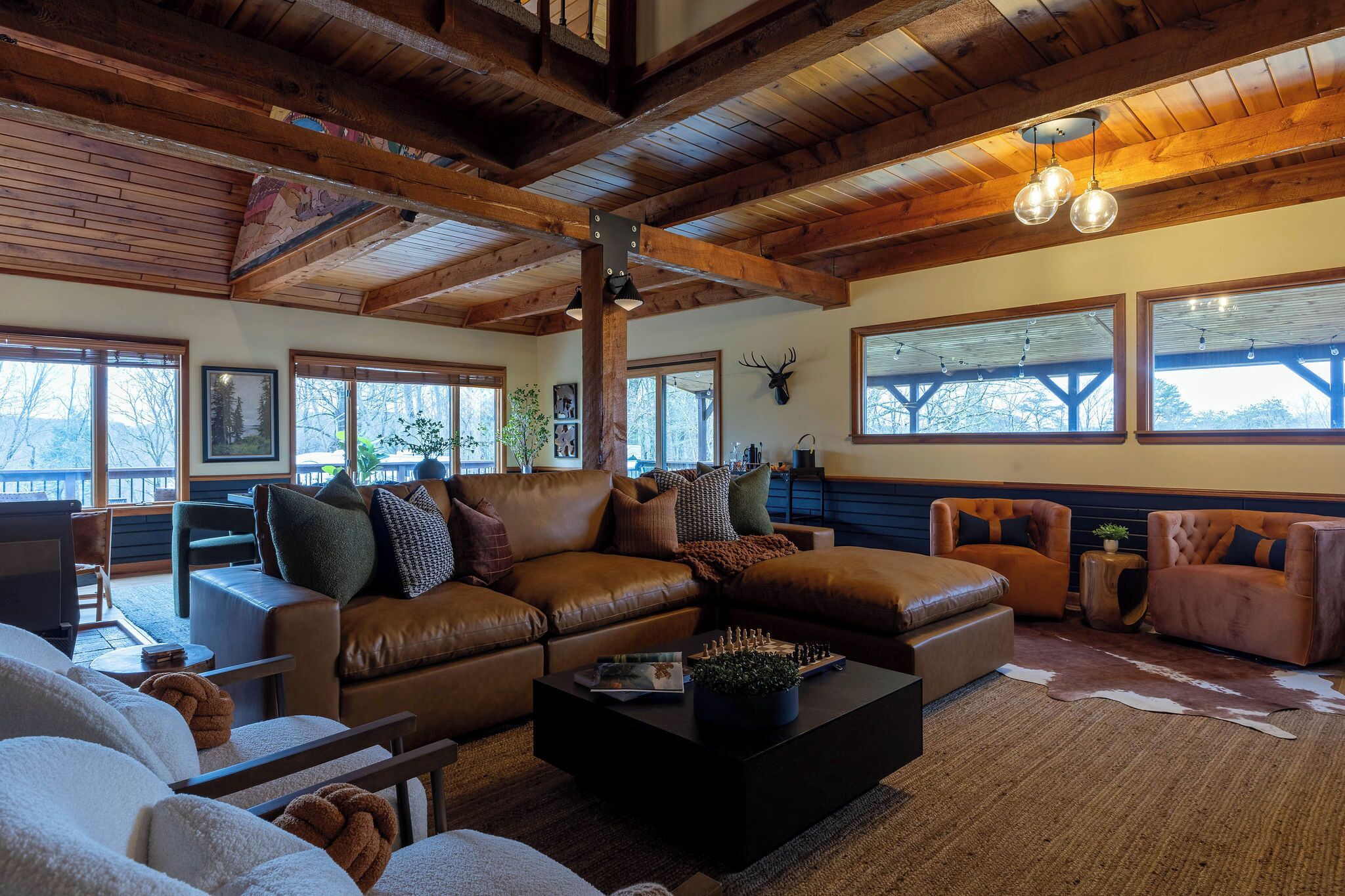 Mountain Mama Cabin Luxury Getaway On Nr Gorge Rim! Hot+cold Tubs/sauna/games - Fayetteville, WV