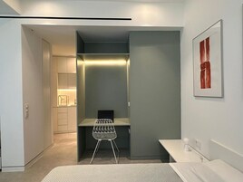 Apartamento, vista para a cidade | 1 quarto, quartos à prova de som, ferros/tábuas de passar roupa