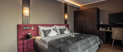 Quarto Duplo, ar condicionado, vista para a montanha | Wi-fi grátis