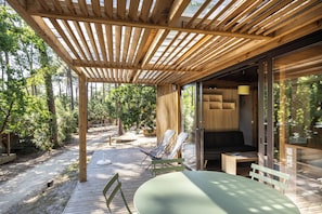 Chalé família | Terraço/pátio