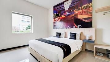 Quarto casal standard | 1 quarto, roupas de cama premium, quartos à prova de som