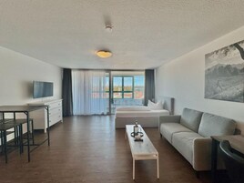 Apartamento conforto | Escrivaninha, espaço de trabalho para notebook, Wi-Fi de cortesia