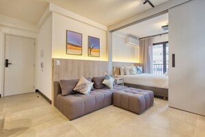 Apartamento standard (601826) | Área de estar | TV 36 polegadas com canais a cabo