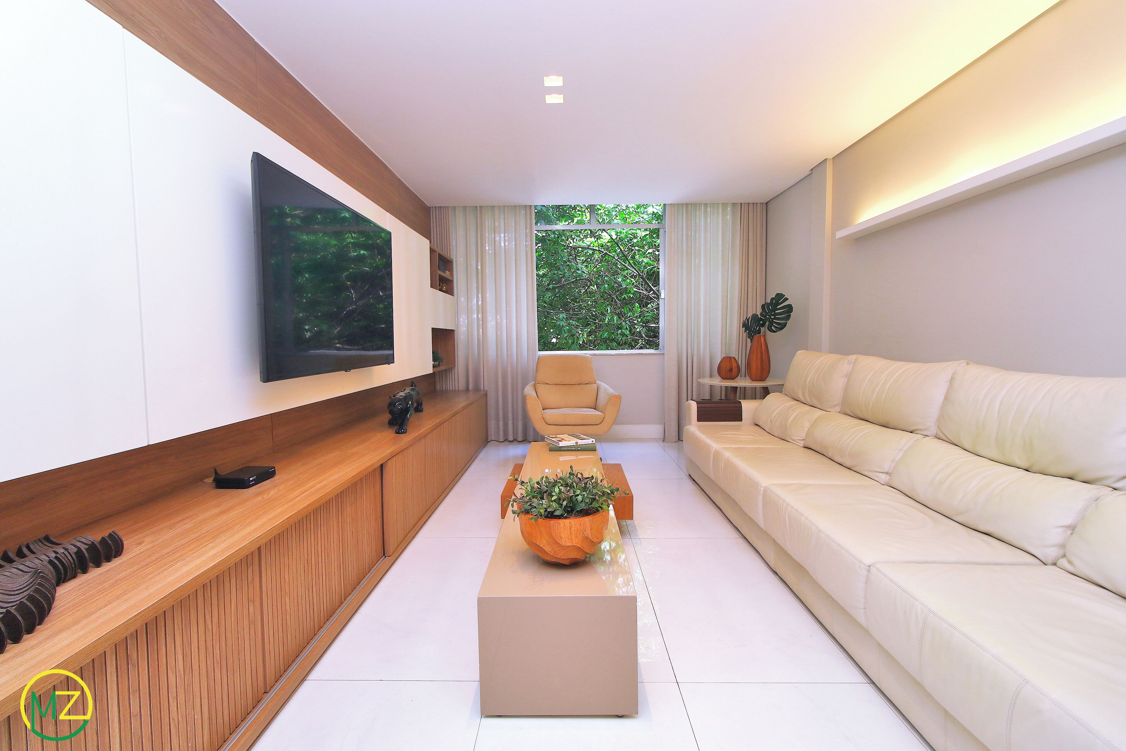 Apartamento Deluxe, Vista para a cidade | Sala de estar