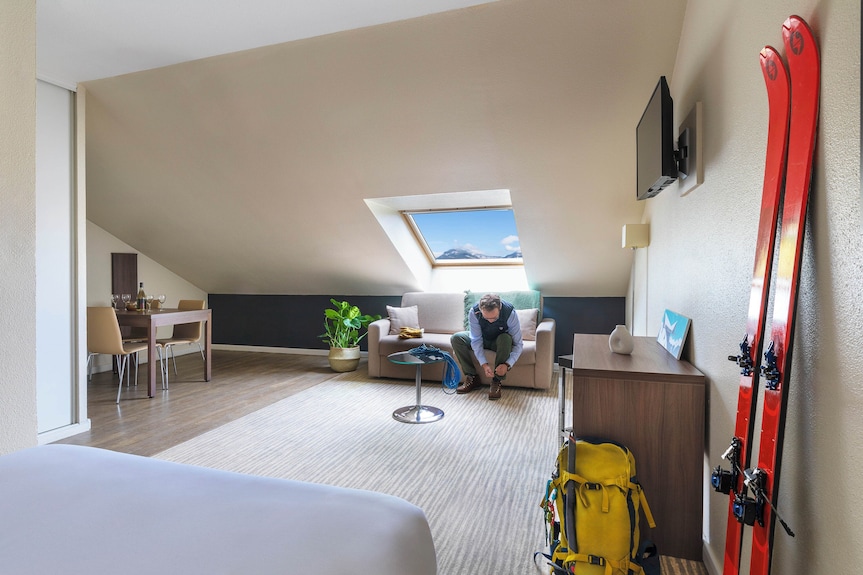 Secure Downtown Studio With Hotel Services Pets Welcome - シャンベリー