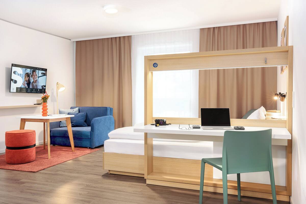 Studio XL | Secretária, Wi-fi grátis, roupa de cama fornecida