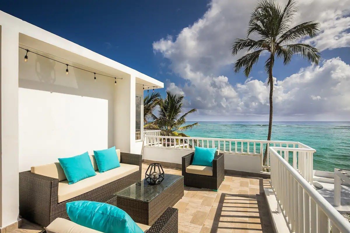 Vista para a praia ou o mar