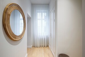 Apartamento de Luxo, 1 cama queen-size e sofá-cama, cozinha | Sala de estar