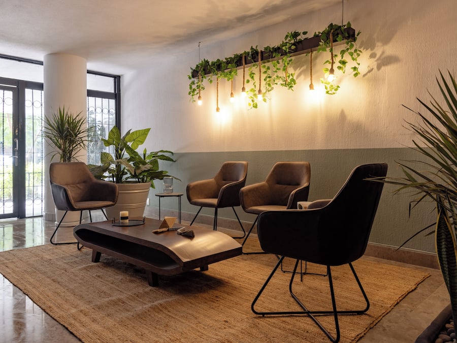 Sala de estar do lobby