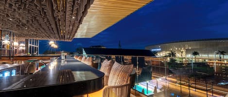 Terraço no piso superior