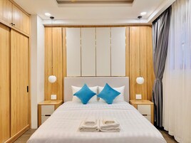 Quarto casal luxo | Roupas de cama premium, camas com colchões pillow-top