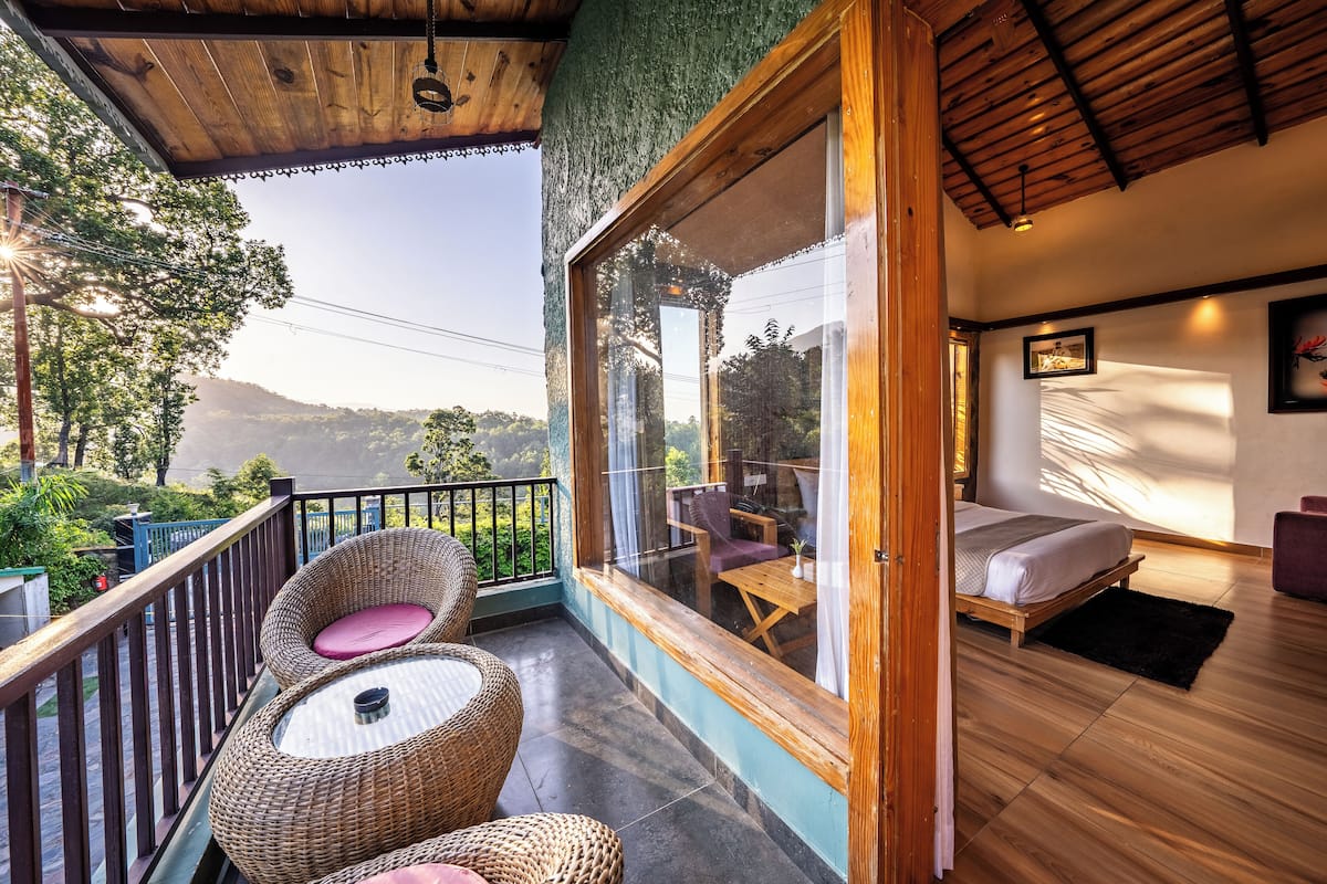 Casa de Campo Premium, vista para o vale | Secretária, Wi-fi grátis