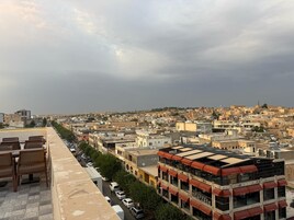 Vista para a cidade desde o alojamento
