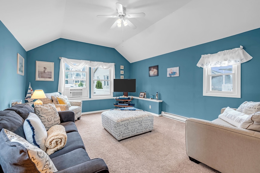 1 Block To Beach With Linens + Towels, Bbq & Ac - Belmar, NJ