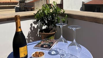 Terraço no piso superior