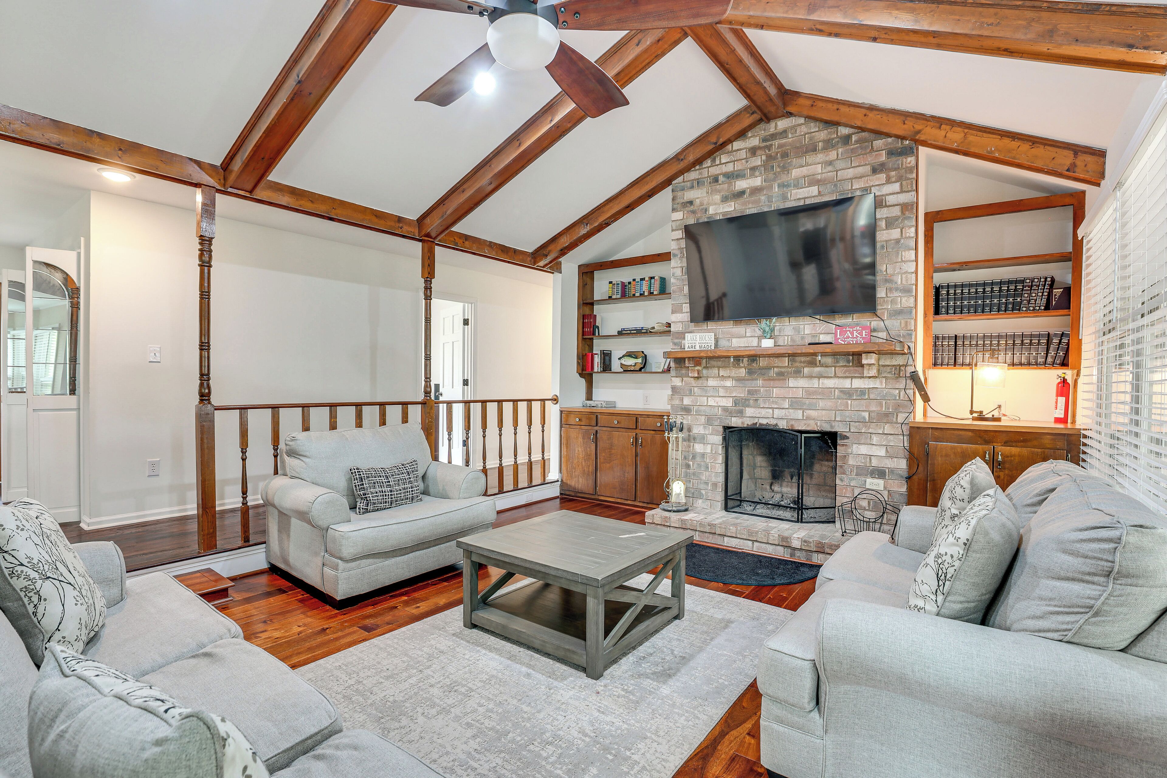 Patio + Pool Table: Lake Marion Getaway - Santee, SC