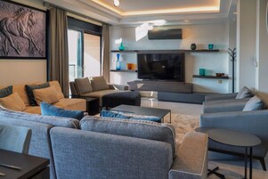 Villa Deluxe, vista para o mar | Sala de estar