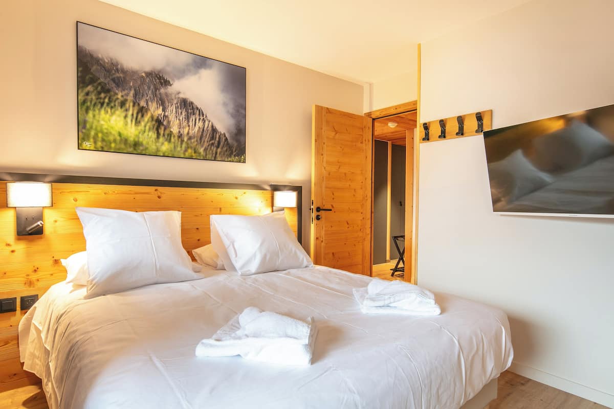 Appartement 3 pièces avec coin nuit 8 personnes | Cortinas/cortinados opacos, berços/camas para crianças grátis