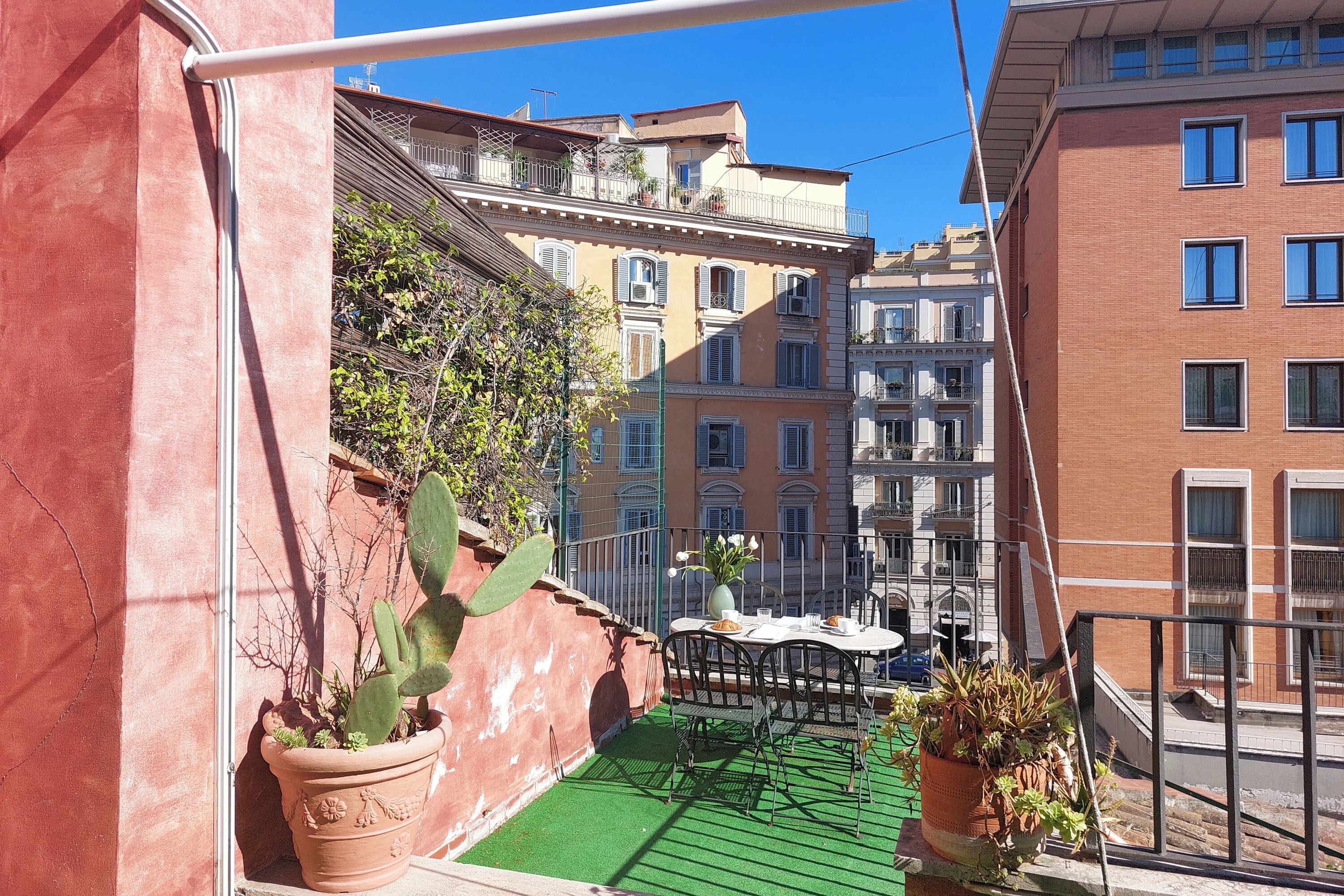 Apartamento (1 Bedroom) | Terraço/pátio interior