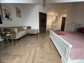 Apartamento Comfort, varanda, Vista para a cidade | Sala de estar