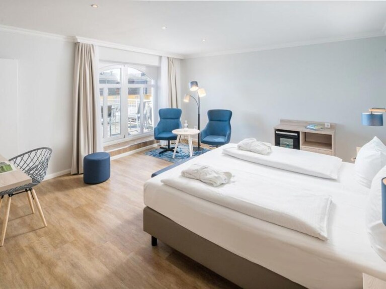 Double Room South Side With Balcony - Strandhotel Gerken - Wangerooge