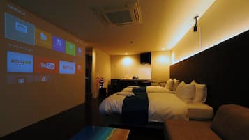 Quarto Twin Básico, varanda, vista para o oceano | Camas desdobráveis/extra grátis, Wi-fi grátis, roupa de cama fornecida