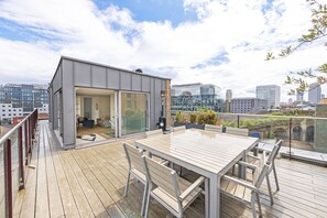 Penthouse, varanda, Vista para a cidade | Terraço/pátio interior