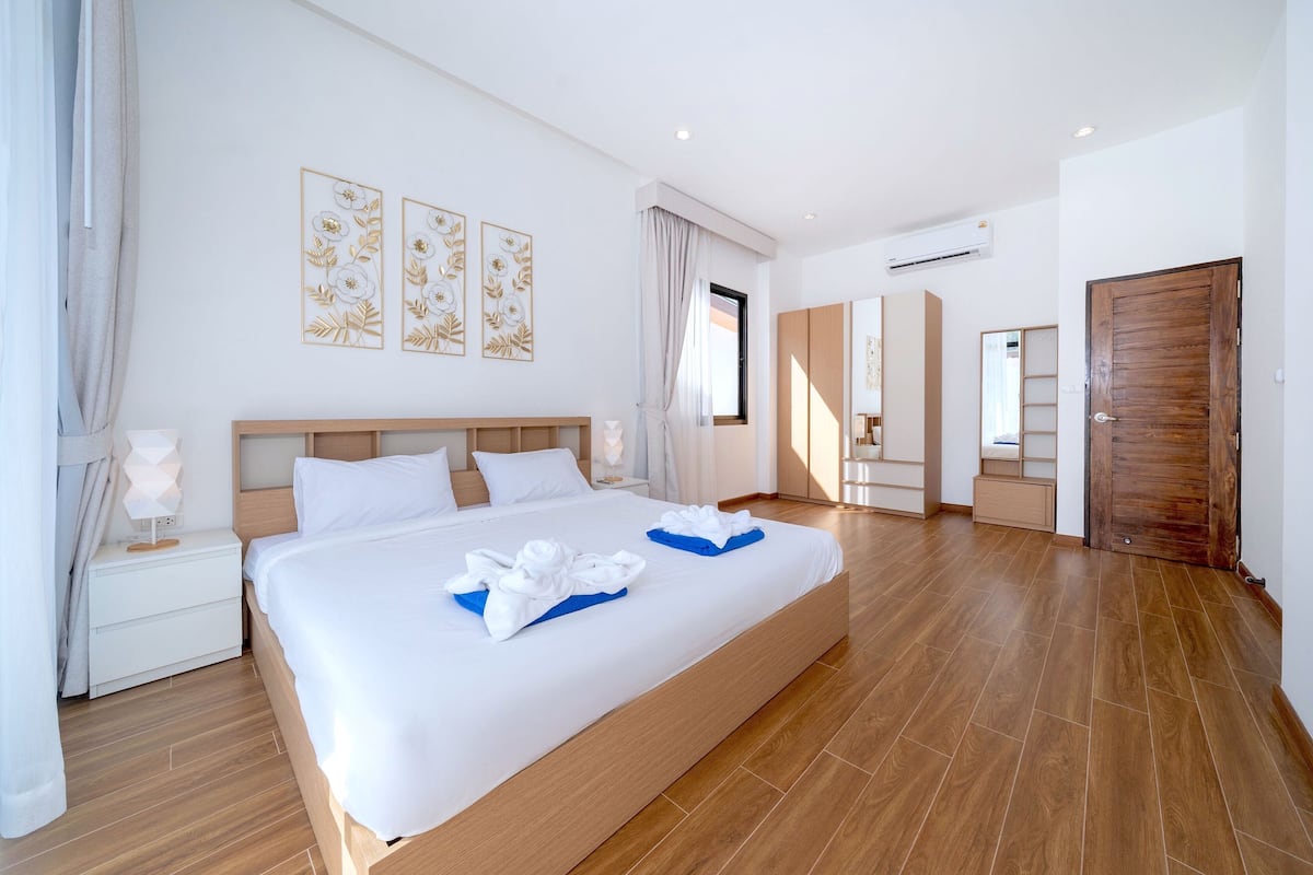 Villa Deluxe, 3 quartos, piscina privativa | 3 quartos, com decoração personalizada, com mobília individualizada