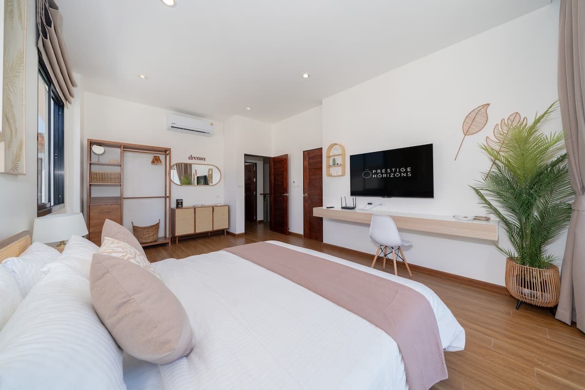Villa Deluxe, 3 quartos, piscina privativa | 3 quartos, com decoração personalizada, com mobília individualizada