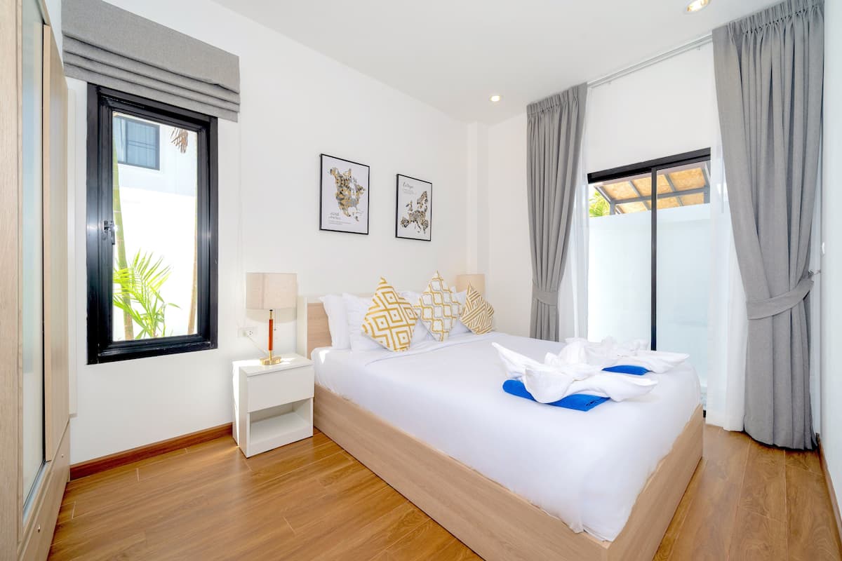 Villa Deluxe, 3 quartos, piscina privativa | 3 quartos, com decoração personalizada, com mobília individualizada