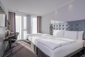 Quarto Quádruplo Standard | Quartos insonorizados, Wi-fi grátis, roupa de cama fornecida
