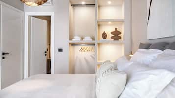 Apartamento Familiar, varanda, Vista para a cidade | 4 quartos, lençóis de algodão egípcio, roupa de alta qualidade