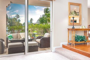 Casa de Férias, 3 quartos, lanai (alpendre havaiano), vista para o jardim | Vista do quarto