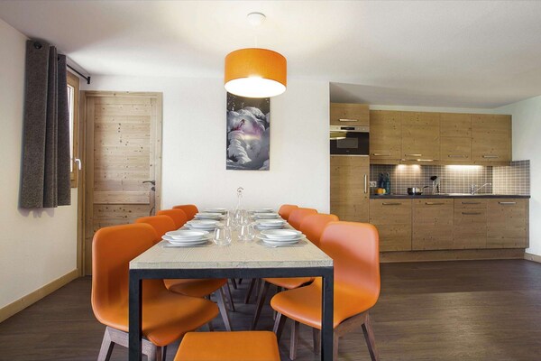 Apartment In France With Pool And Spa - Les Menuires, Fransa