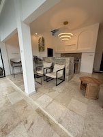 Villa Exclusiva, 1 quarto, piscina privativa | Sala de estar