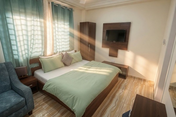Villa de Luxo, 1 cama queen-size, kitchenette | Secretária, Wi-fi grátis