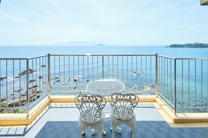 Quarto Triplo, não fumadores, vista para o oceano | Vista do quarto