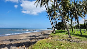 Autocarro para a praia, toalhas de praia