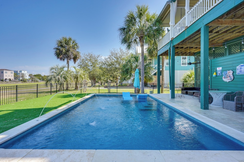 Marina & Golf Course Views: Edisto Island Home - Edisto Beach, SC