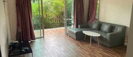 Cabana, 2 quartos, cozinha | Área de estar