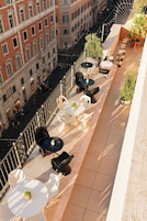 Terraço no piso superior