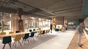 Sala de estar do lobby