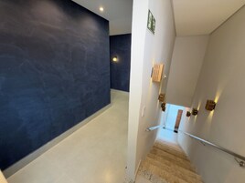 Corrimãos nas escadas