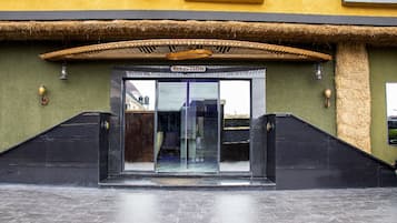 Entrada do alojamento