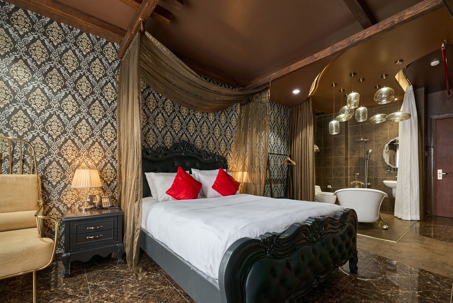 Quarto Duplo Lua de Mel, banheira, Vista para a cidade | Vista do quarto