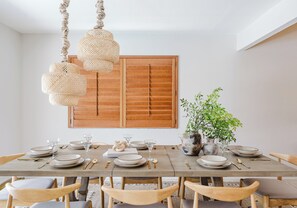 Casa luxo, 5 quartos, vista para a piscina | Sala de jantar