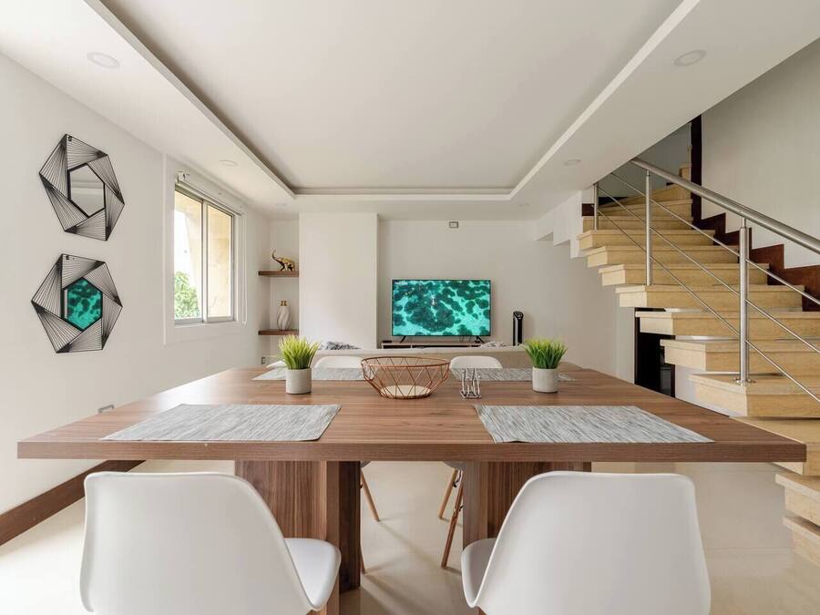 Apartamento Clássico, varanda, Vista para a cidade | Sala de jantar