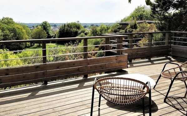 Cabana panorâmico, suíte, vista para o vale (La Vision'air) | Vista da propriedade