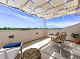 Vila (Rustic Villa Perosa With Heated Pool) | Terraço/pátio