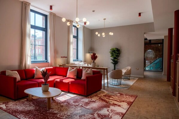 Sala de estar do lobby